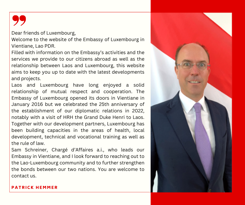 Embassy - Embassy of Luxembourg in Vientiane